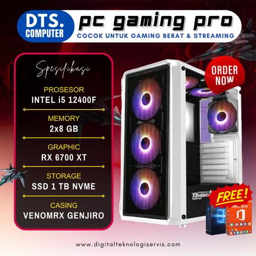 Jual Pc Gaming | Intel i5 12400F | RX 6700 XT | 16GB RAM | 1TB NVME ...