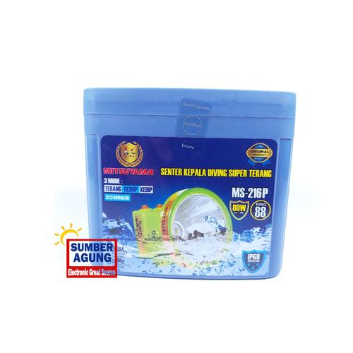 Jual Senter Kepala Diving Super Terang MS216P Mitsuyama MS216 Terlaris ...