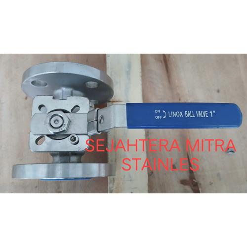 Jual BALL VALVE SUS 304 JIS 10K PTFE HIGH MOUNTING PADD 1 INCHI ...