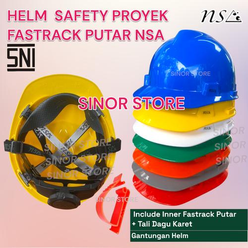 Jual Helm Safety Proyek NSA FASTRACK PUTAR V-806 SNI V Guard Helmet ...