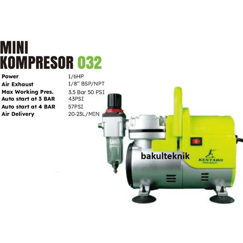 Jual KENTARO Mini kompresor portable PISTON TYPE - Kompresor Mini Air ...