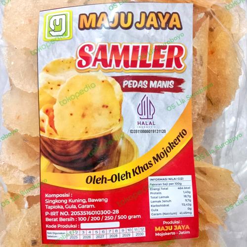 Jual Murah camilan singkong samiler mentah pedas manis 500gram - Kota ...
