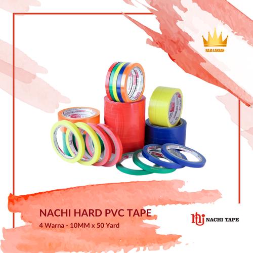 Jual Lakban Tape PVC Bakery Kemasan NACHI Hard PVC Tape 10 mm x 50 Yard ...