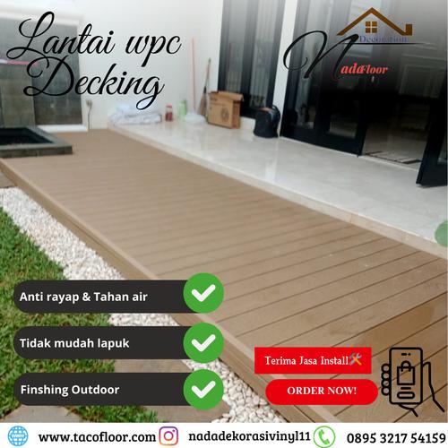 Jual wpc decking feijin motif garis panjang 2.9 m | wpc outdoor anti ...
