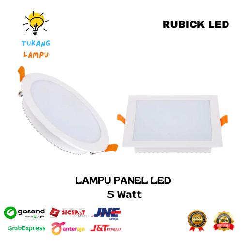 Promo LAMPU DOWNLIGHT PANEL LED 5W KOTAK PUTIH / WARM WHITE - Putih ...