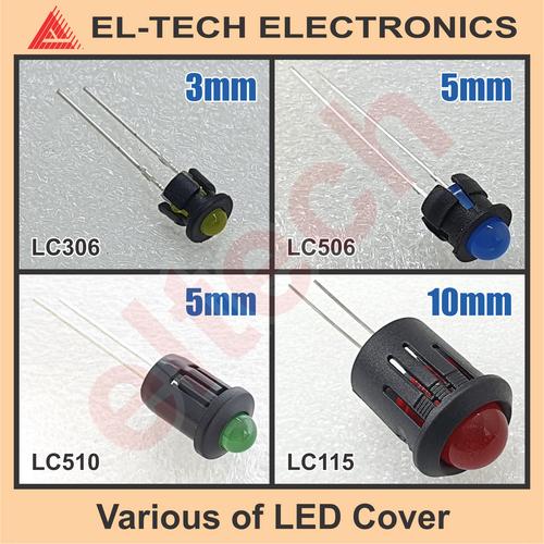 Jual LED Cover 3mm 5mm 10mm Holder Pemegang Panel Penutup Plastic ...