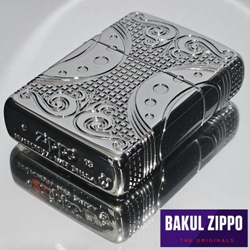 Promo 49037 ORIGINAL ZIPPO ARMOR GEOMETRIC SPACE 4 SIDE DESIGN TAHUN ...