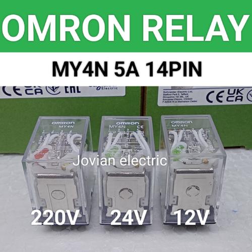 Jual relay my4n/my4 220vac omron - Jakarta Barat - jovian electric ...