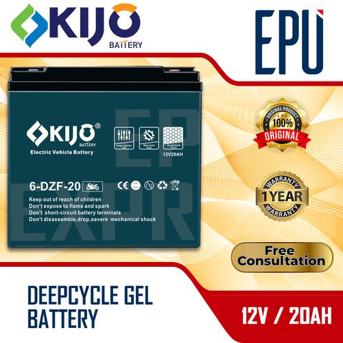 Promo Aki Selis Kijo 12V 20AH Kijo Aki Sepeda Listrik 12V 20AH Aki ...