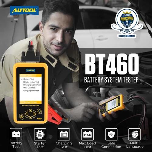 Jual AUTOOL BT-460 Penguji Baterai Lead-acid AGM GEL 12V 24V warna truk ...
