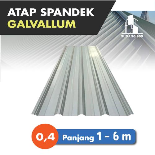 Jual Spandek Galvallum / 0,4 mm Varian Panjang / Spandeck / Atap ...