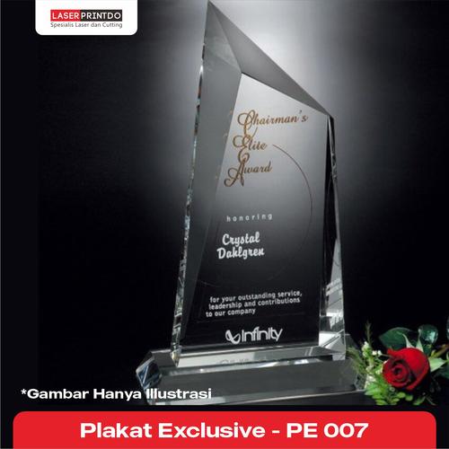 Promo Plakat 3D Eksklusif Plakat Bevel Plakat Penghargaan - PE 007 - 23 x 15 cm - Kab. Tangerang ...