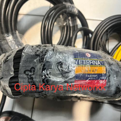Jual Kabel Eterna NYAF 6mm Serabut 100m / NYAF 6mm Eterna AF 6mm - Jakarta Pusat - Cipta Karya ...