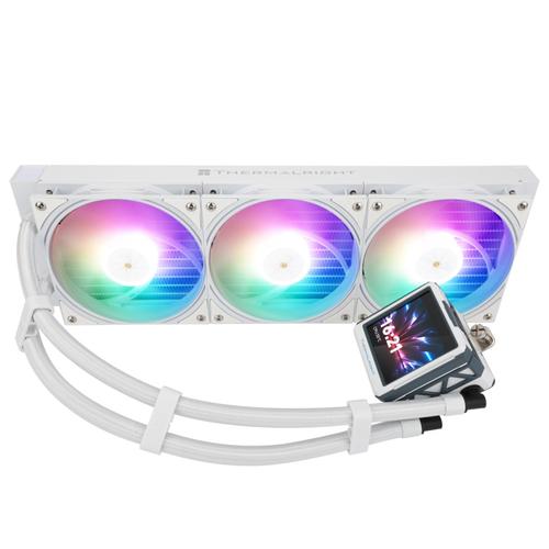 Promo THERMALRIGHT Frozen Warframe 360 ULTRA WHITE ARGB | LCD Display CPU AIO Liquid Water ...