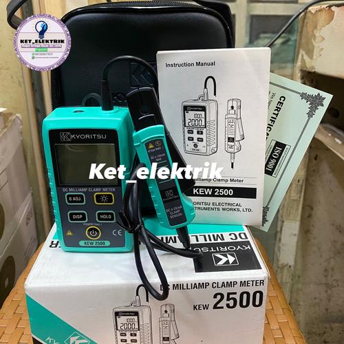 Jual DC MILLIAMP DIGITAL CLAMP METER KYORITSU KEW 2500 TANG AMPER METER ...