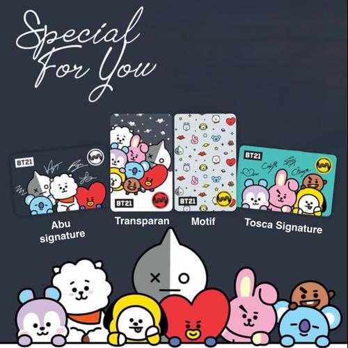 Jual Edisi Baru Kartu Multi Trip KRL KAI LRT MRT KMT Commuter Line BT21 KMTBT21 KOREA - Abu ...