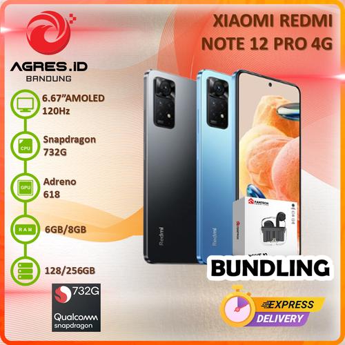 Promo Xiaomi Redmi Note 12 Pro 4G 6Gb/8Gb 128Gb/256Gb Garansi Resmi ...