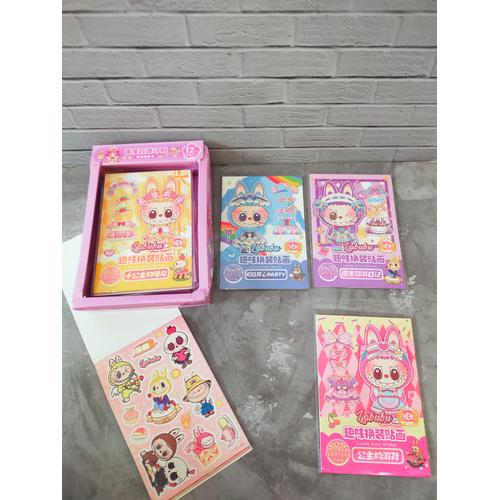 Jual Sticker Dress Up Labubu Super Cute Buku Stiker - Sticker Book ...