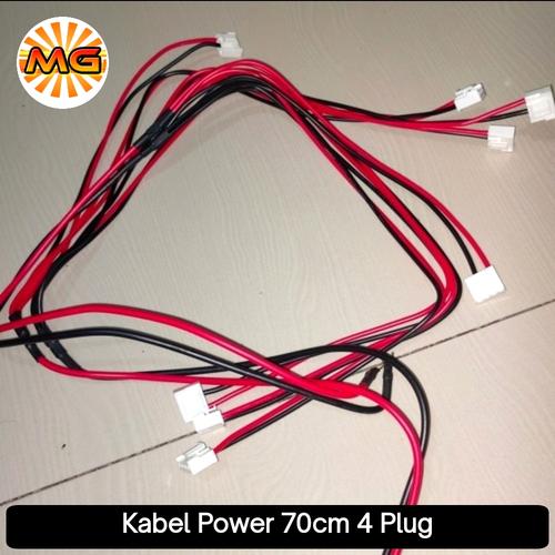 Jual KABEL POWER MODUL PANEL LED RGB SMD RUNNING TEXT VIDEOTRON 4 PLUG ...