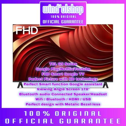 Promo TCL 40G9 Smart Android Google TV FHD 40 inch G9 FullHD,Netflix ...