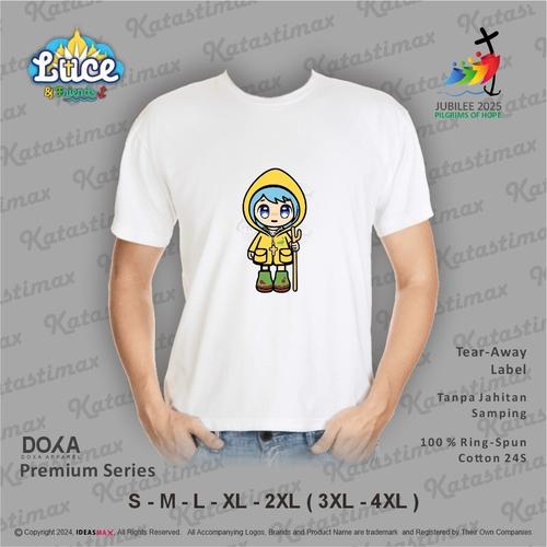Jual Kaos Luce Maskot Jubilee 2025 Pilgrims of Hope - Hitam, XXXXL ...