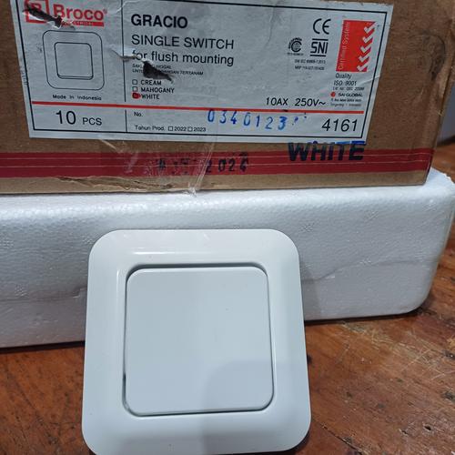 Jual Saklar BROCO GRACIO 4161 BROCO Putih - Jakarta Pusat - Dunia ...