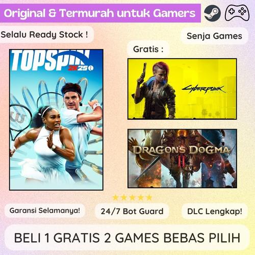 Jual TOPSPIN 2K25 / TOPSPIN 2025 ORIGINAL PC GAME - DVD-DL - Kota Bekasi - Senja Games | Tokopedia