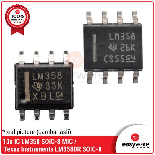 Jual 10x IC AMPLIFIER LM358 SMD LM 358 SOP-8 LM358 LM358DR SOP8 - Original 1 pcs - Kota Bandung ...