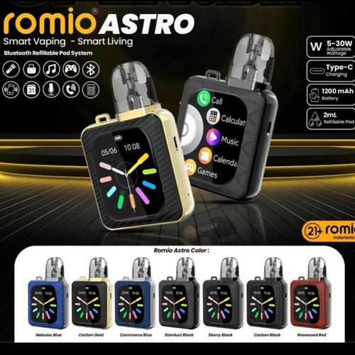 Jual Romio Astro 30W 1200mAh Pod Kit 100% Authentic by Romio / Romio ...