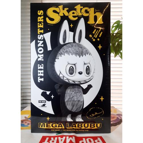 Jual Pop Mart Mega Labubu Sketch 400% Original Popmart Indonesia ...