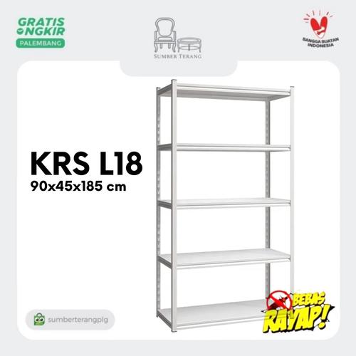 Jual Rak Serbaguna Besi KRS L18 Rak Laundry Rak Besi 5 Tingkat Rak ...