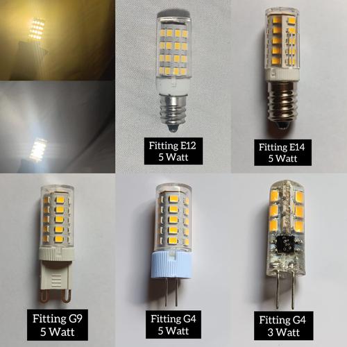 Jual Lampu Halogen LED Hias E14/G9 5-Watt dan G4 3-Watt 220 Volt - G9 5 WATT 220V, PUTIH ...