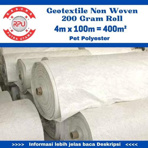 Jual Geotextile non woven 200 gr 4 m x 100 m ( Roll ) - Kota Tangerang ...
