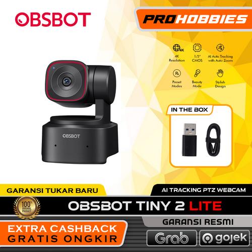 Promo Obsbot TINY 2 LITE AI-Powered PTZ 4K Webcam Portable Web Cam Tiny2 Lite - Jakarta Utara ...