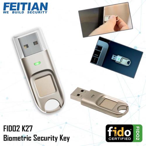 Jual FEITIAN BioPass K27 USB-A Security Key Biometric Fingerprint Metal ...
