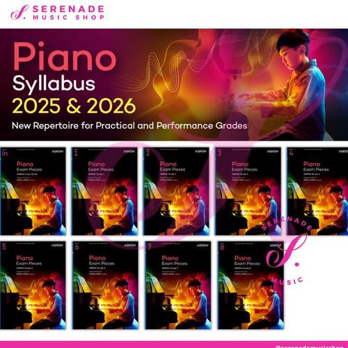 Jual Abrsm Piano Exam Pieces 2025&2026 Syllabus Grade Initial 1 2 3 4 5 6 7 8 | Book Only Buku ...