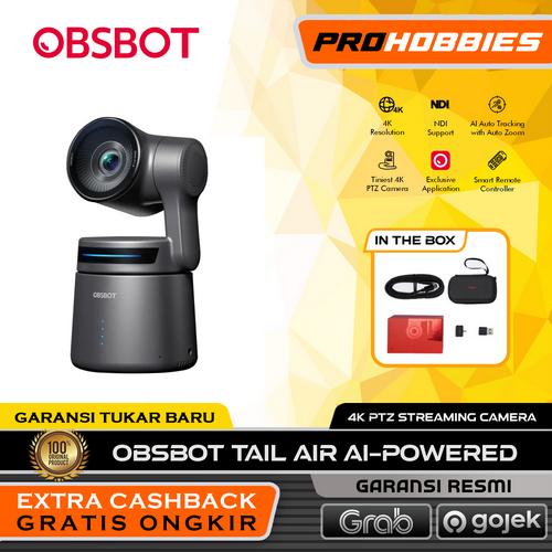 Promo OBSBOT Tail Air AI-Powered 4K PTZ Streaming Camera Webcam - Jakarta Utara - Pro Hobbies ...