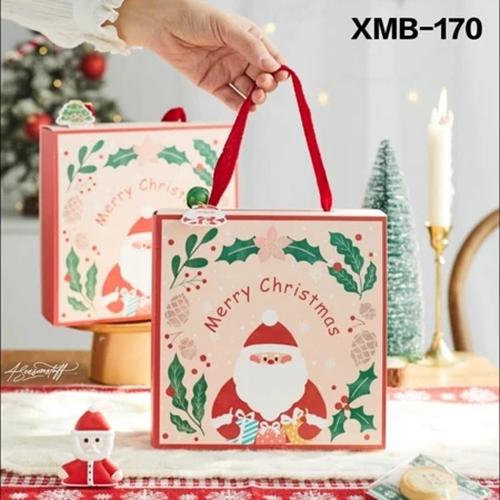Jual Box Natal Kemasan Kue Sekat 4 Dus Untuk Makanan Ringan Tad Bag ...