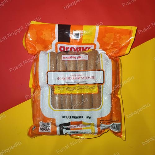 Jual Pork Breakfast Sausages Aroma 250gr 1000gr Sosis Babi - 250gr ...