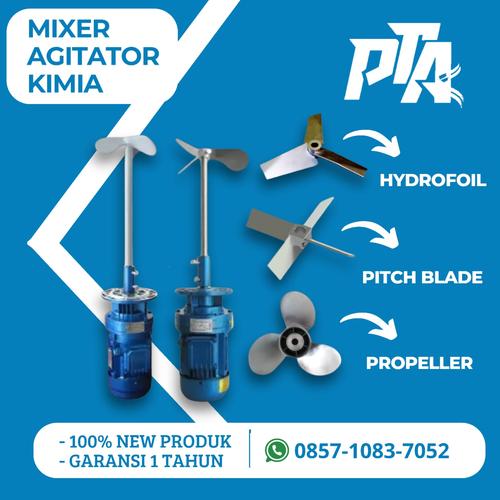 Jual Mixer Agitator Kimia SS304 0,12Kw 3 Phase 2 Pole Direct 2730RPM ...