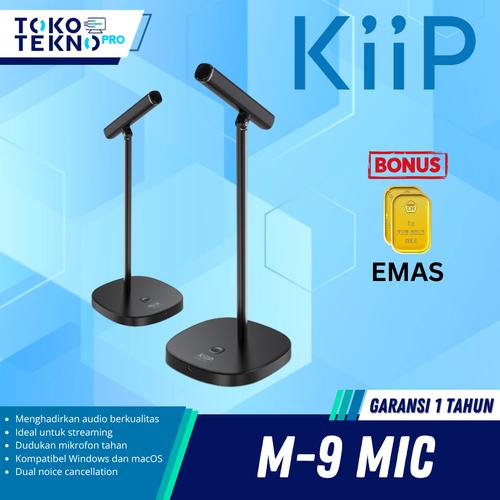 Jual KiiP M9 / M-9 Microphone Desktop Table Mic HiFi Sound Quality ...