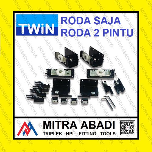 Jual Hanya Roda 2 Pintu Lemari Gantung TWiN model Yiming Wardrobe ...