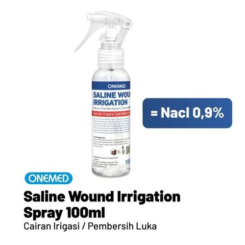 Jual ONEMED Saline Wound Irrigation Spray 100 Ml - Cuci Luka - Kota ...