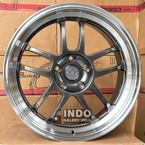 Jual velg mobil r18 FF1 CP035 Flow Forming utk INNOVA ZENIX REBORN VENTURER - Hyper Black Lip ...