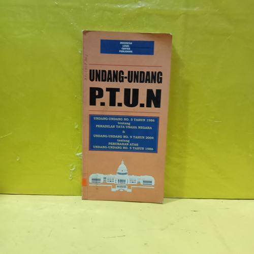 Jual Buku undang-undang PTUN undang-undang nomor 5 tahun 1986 tentang ...