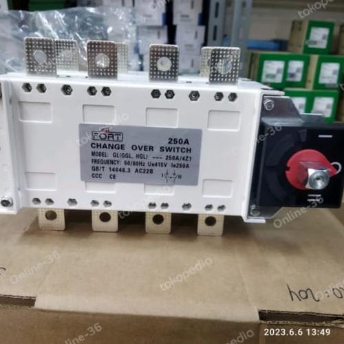 Jual COS Change Over Switch/Cos Manual/Ohm Saklar FORT 4P 250A GGLZ-250/4 - Jakarta Barat ...