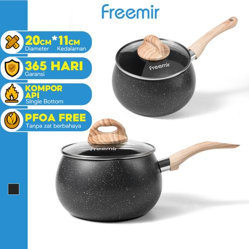 Promo [NEW] freemir Panci Aladin Gemoy Rebus MPASI Susu 16/20 Cm Anti ...