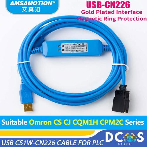 Jual USB CS1W-CN226 CABLE FOR PLC OMRON CS CJ CQM1H CPM2C Series Kabel ...