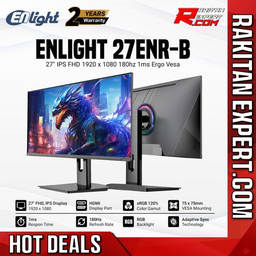 Jual Monitor LED Enlight 27ENR-B 27" IPS 1920x1080 FHD 180Hz 1ms HDMI ...