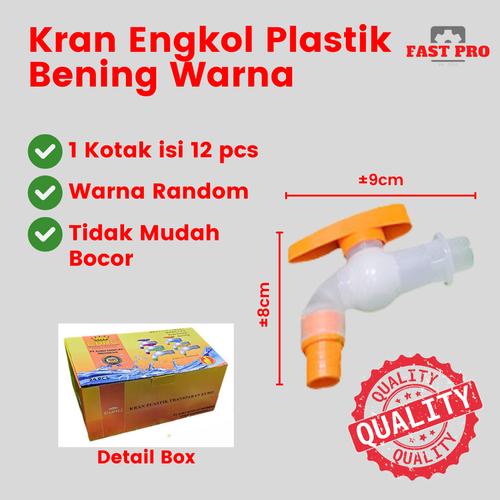 Jual Kran PVC Transparan 1/2" Inch Keran Air Plastik Tembok Taman Warna - Kota Surabaya ...